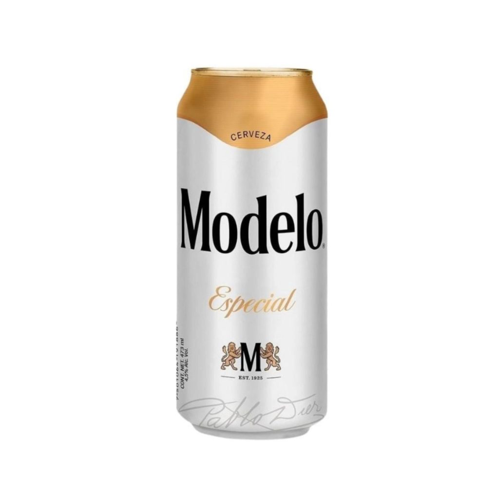 CERVEZA MODELO ESPECIAL BOTE 473 ML - Merkabastos