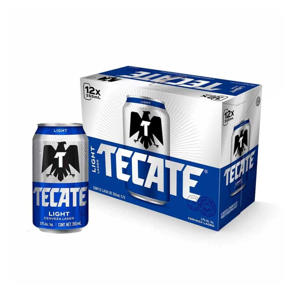 CERVEZA TECATE LIGHT 12 PACK 355 ML - Merkabastos