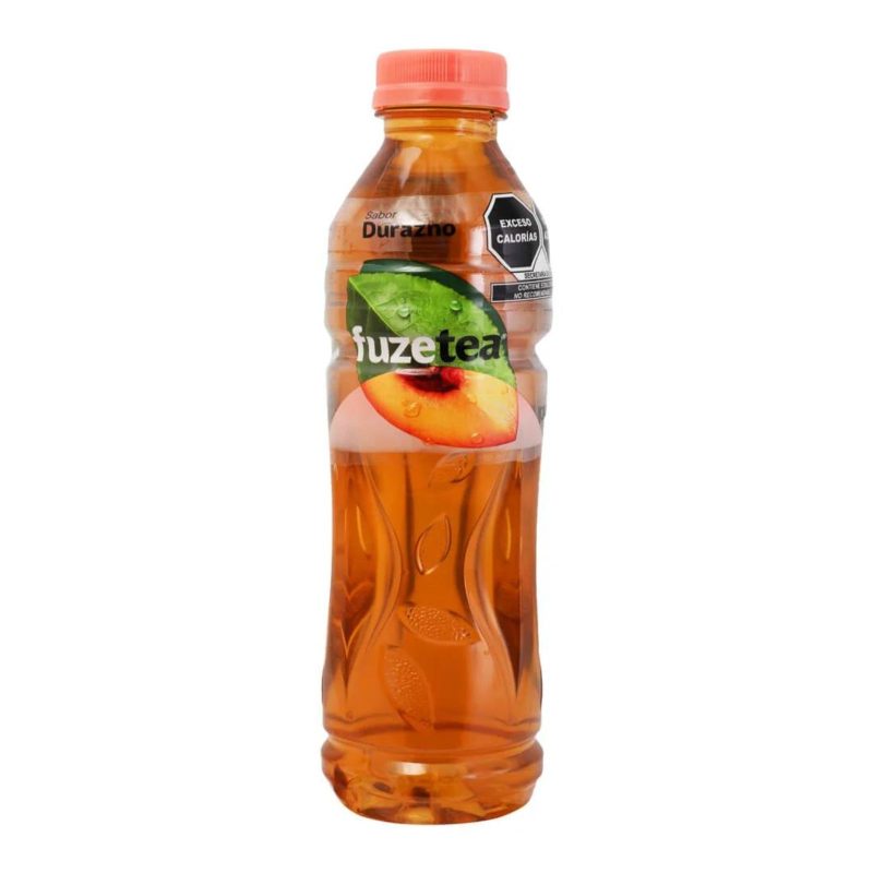 FUZE TEA TE NEGRO CON DURAZNO 600 ML - Merkabastos