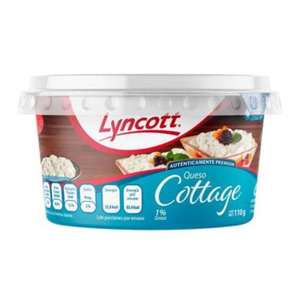QUESO COTTAGE LIGHT NACIONAL 380 GRS LYNCOTT - Merkabastos