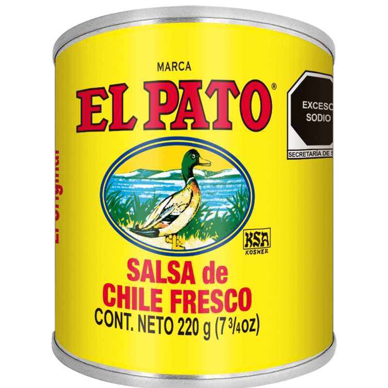 SALSA DE CHILE FRESCO 225 GRS EL PATO - Merkabastos