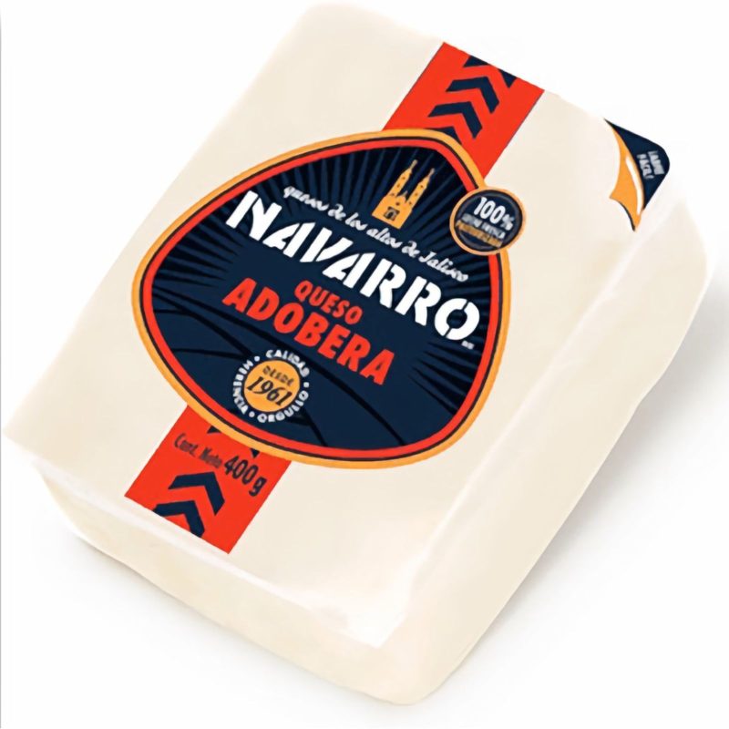QUESO ADOBERA PASTEURIZADO 400 GRS NAVARRO - Merkabastos