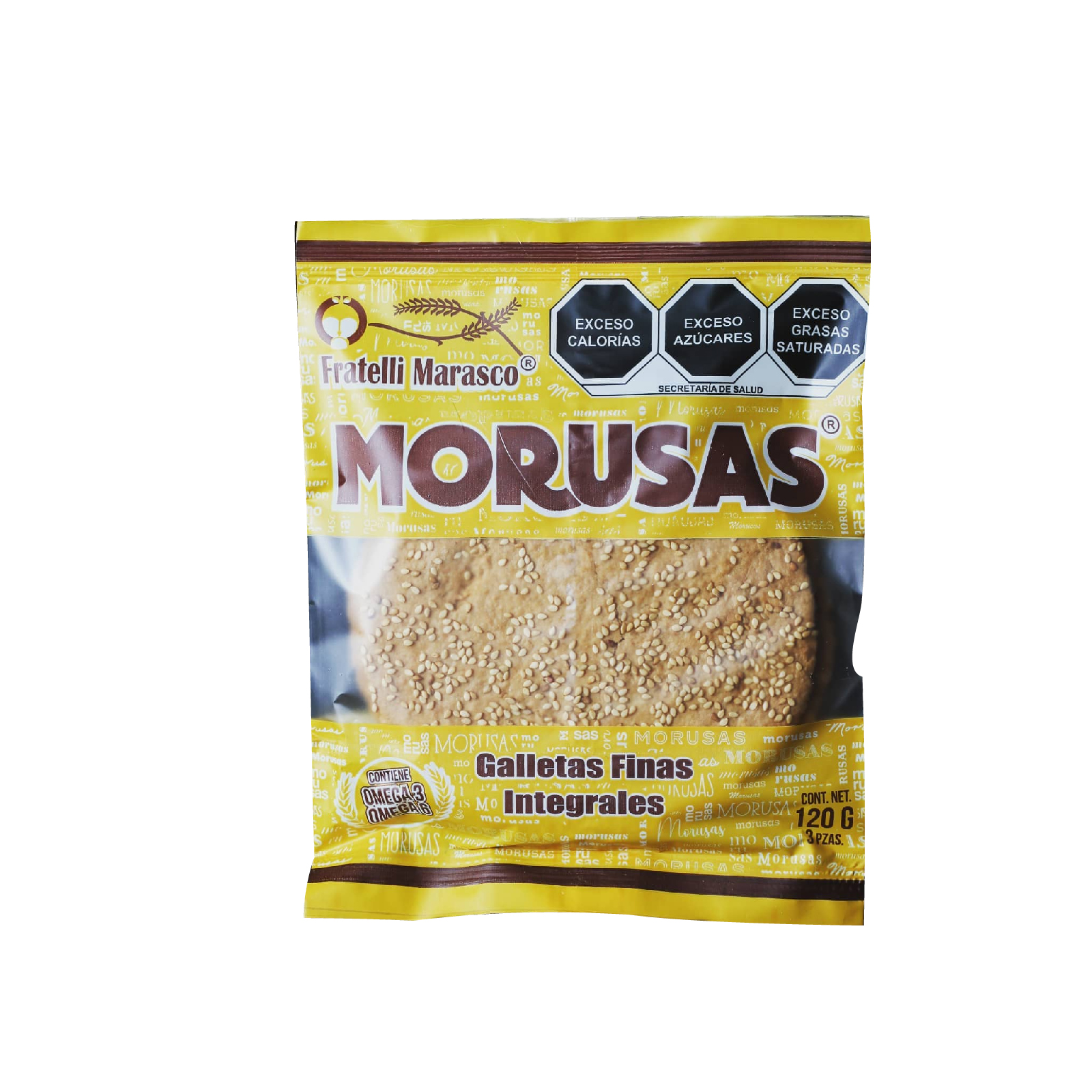 GALLETA MORUSAS CON 3 PZAS AJONJOLI - Merkabastos
